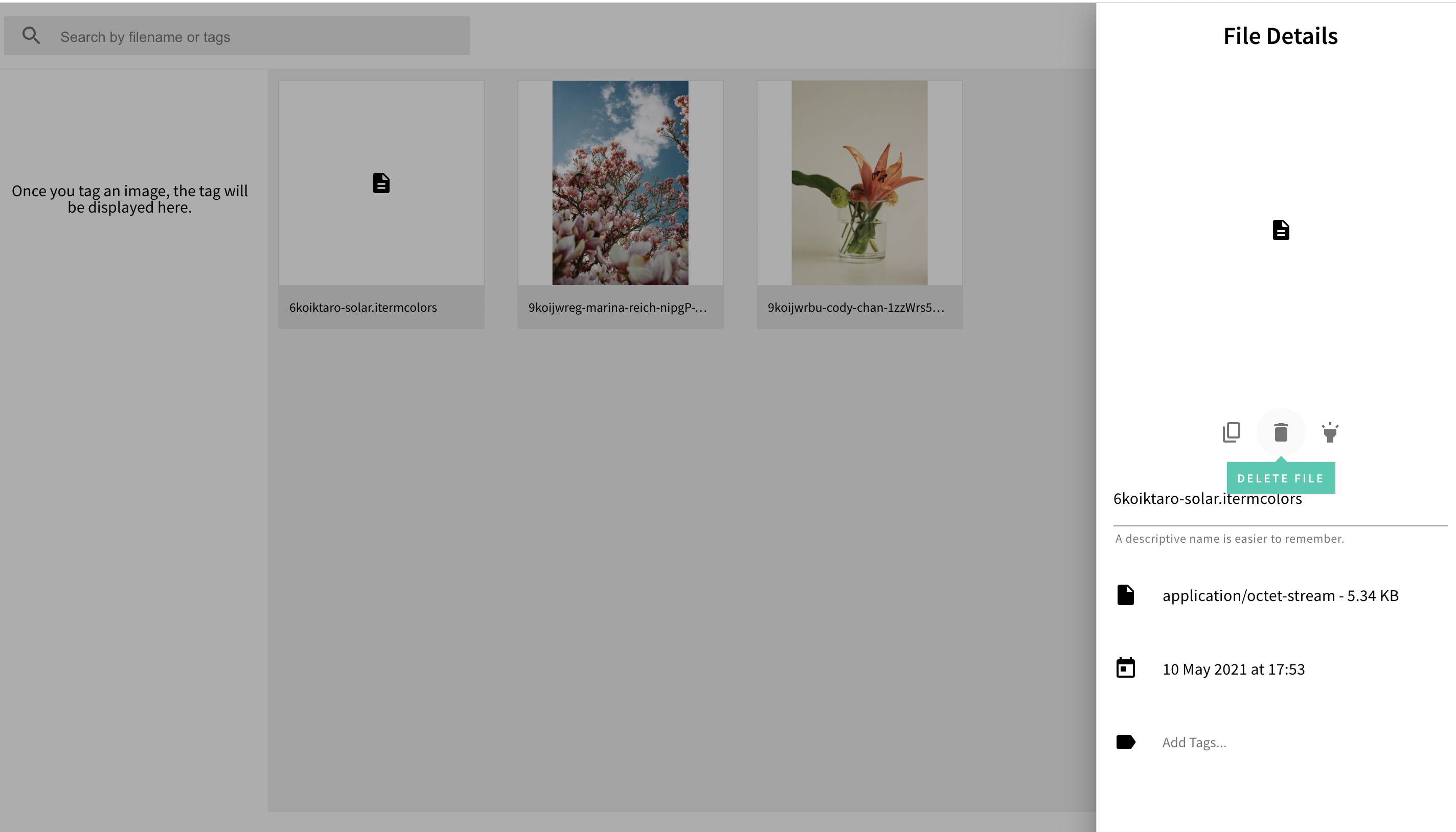 File Manager - Incorrect tooltip in file details sidebar · Issue #1604 · webiny/webiny-js · GitHub