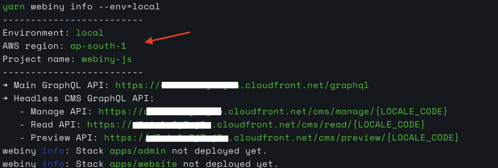 Update Webiny info command · Issue #1649 · webiny/webiny-js · GitHub