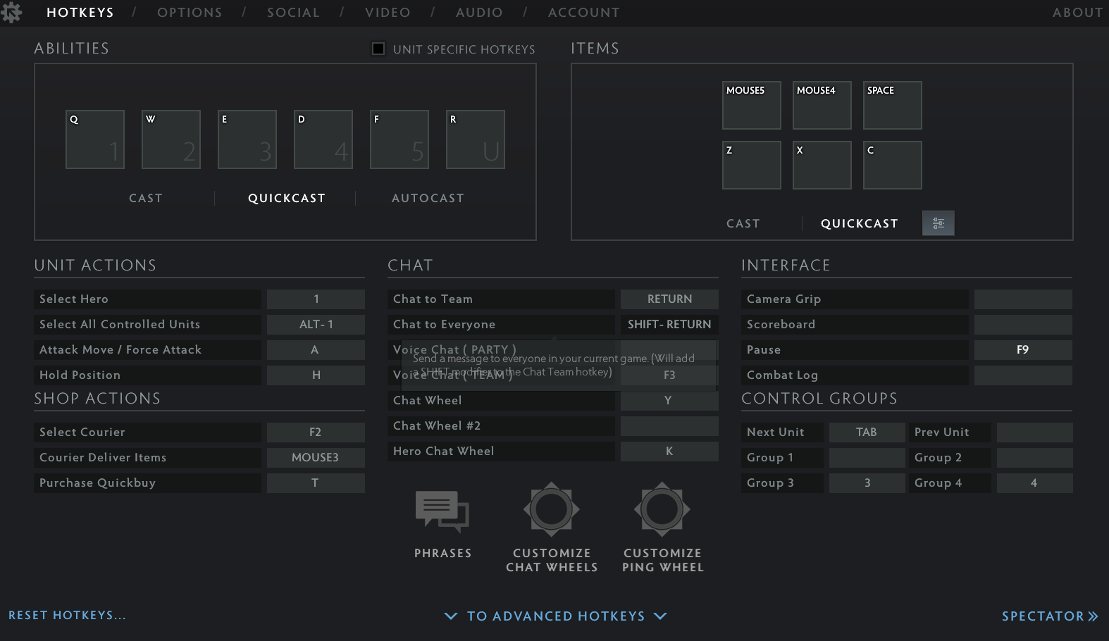 Quick selfcast does not work with alt modifier on Ultimate (R) and Z key · Issue #9659 ...