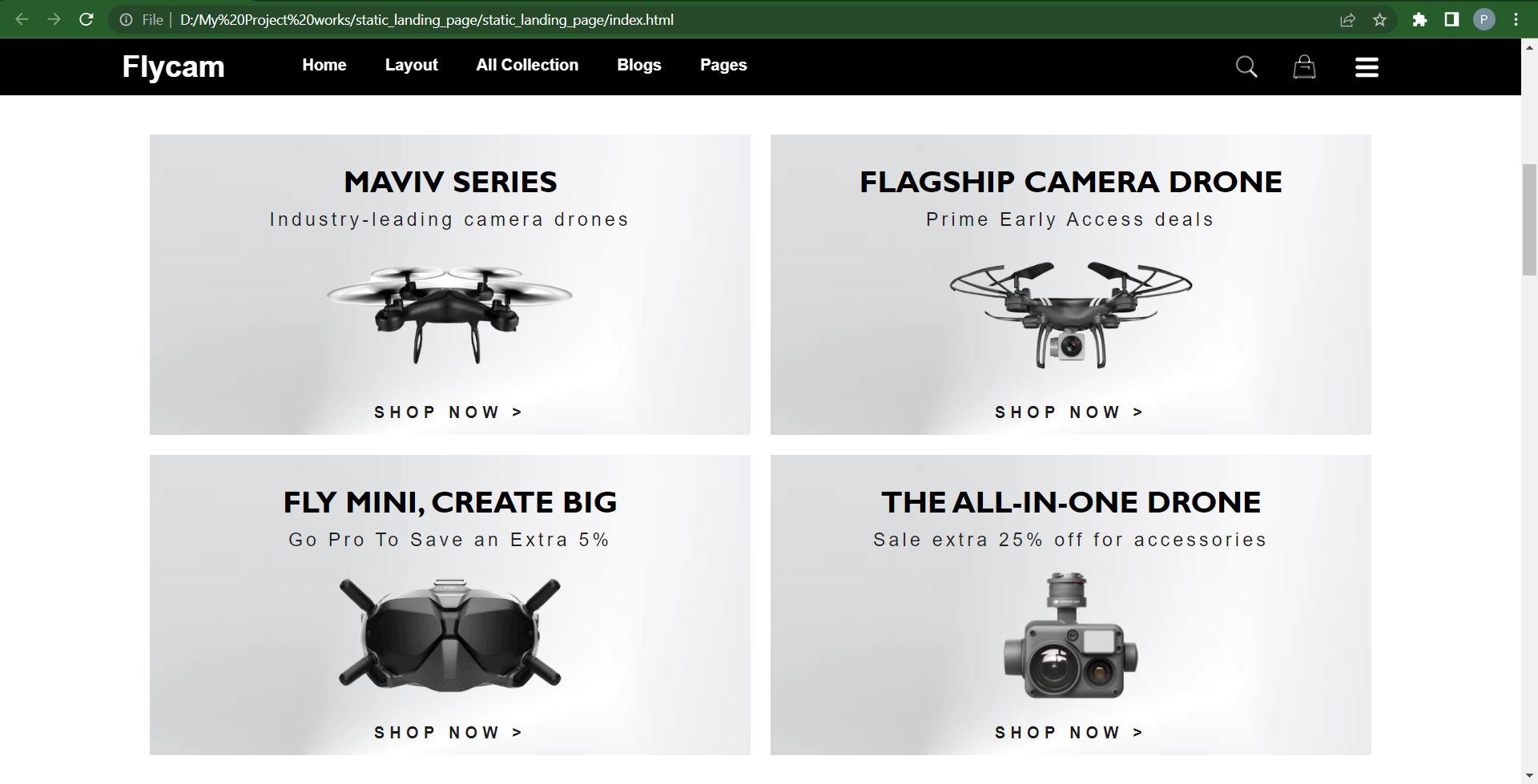 GitHub - PothanSai2004/Static_landing_page