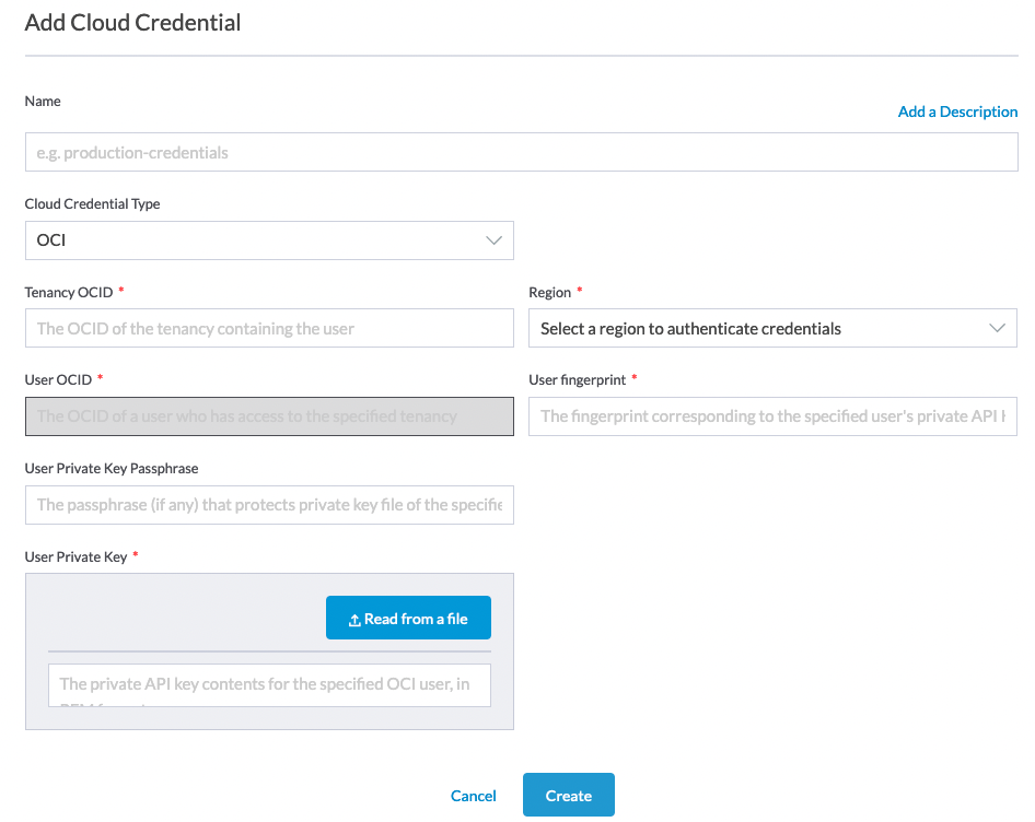 [bug] [ui] Oracle Cloud Credential Read From File No Longer Bound To Privatekeycontents