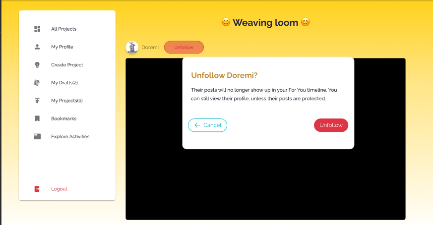 Improve follow and unfollow button on a creator · Issue #909 · unstructuredstudio/zubhub · GitHub