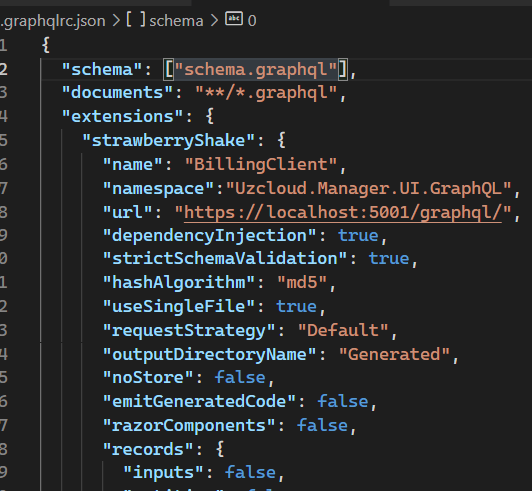 Error when schema as array in .graphqlrc.json · Issue #4462 · ChilliCream/graphql-platform · GitHub