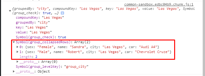 [Question] How to get a list of the list in a TableGroupRow -> cellComponent ? · Issue #1357 ...
