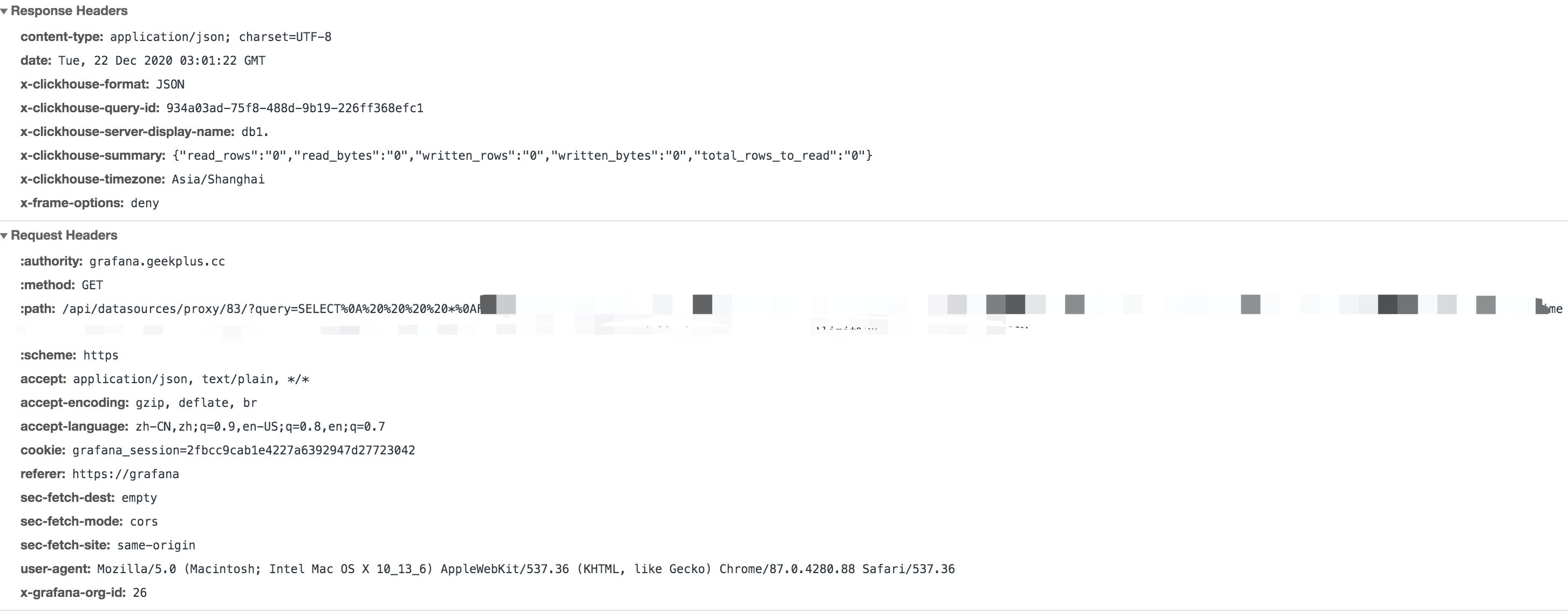 Enable gzip for json response from clickhouse db. · Issue #312 ...
