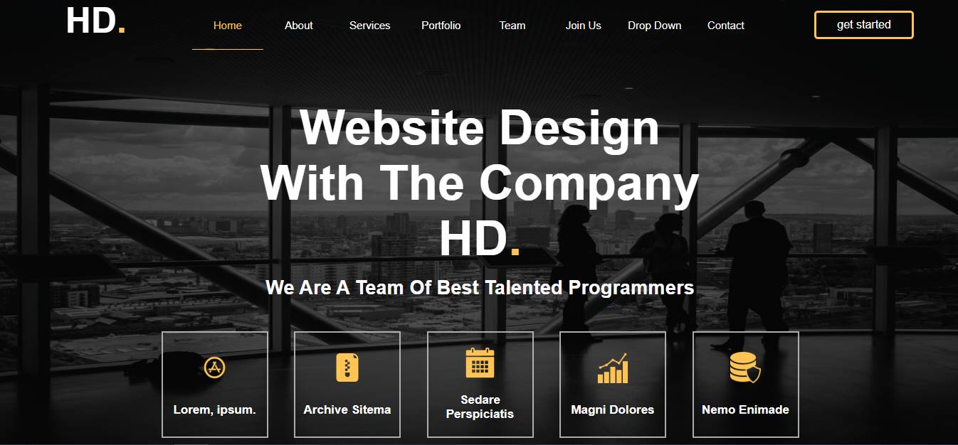 Github Hossein Deyri Template Website Business