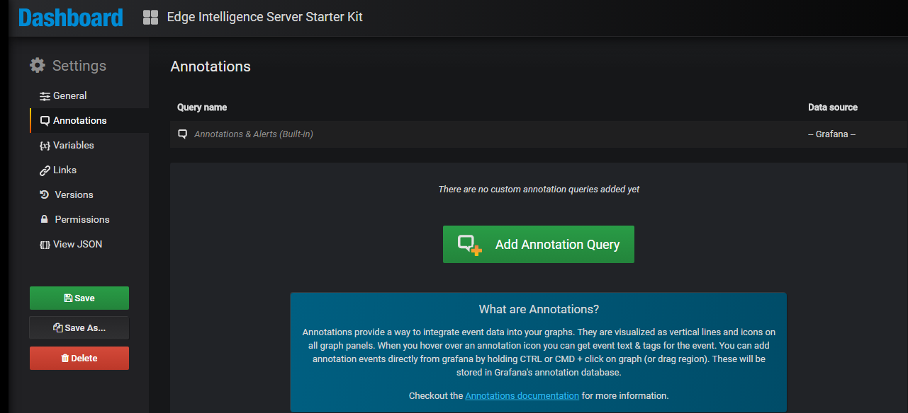 How To Disable Annotation Query · Issue 11408 · Grafanagrafana · Github
