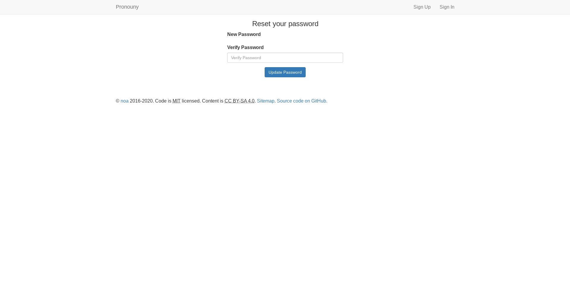 Account password reset broken · Issue #91 · pronouns/main · GitHub