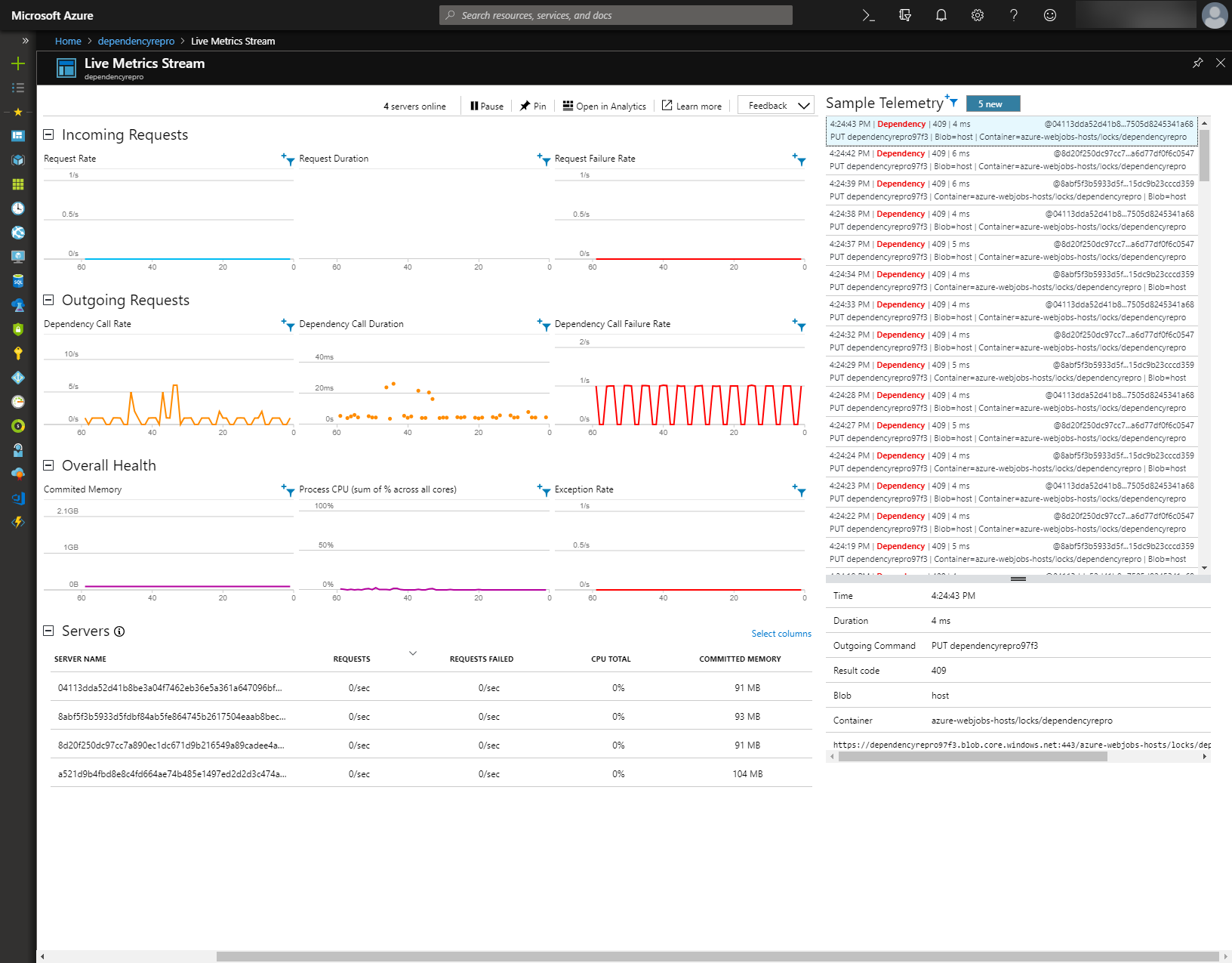 Dependency Call Failures in App Insights for V2 C# HttpTrigger · Issue #3417 · Azure/azure ...