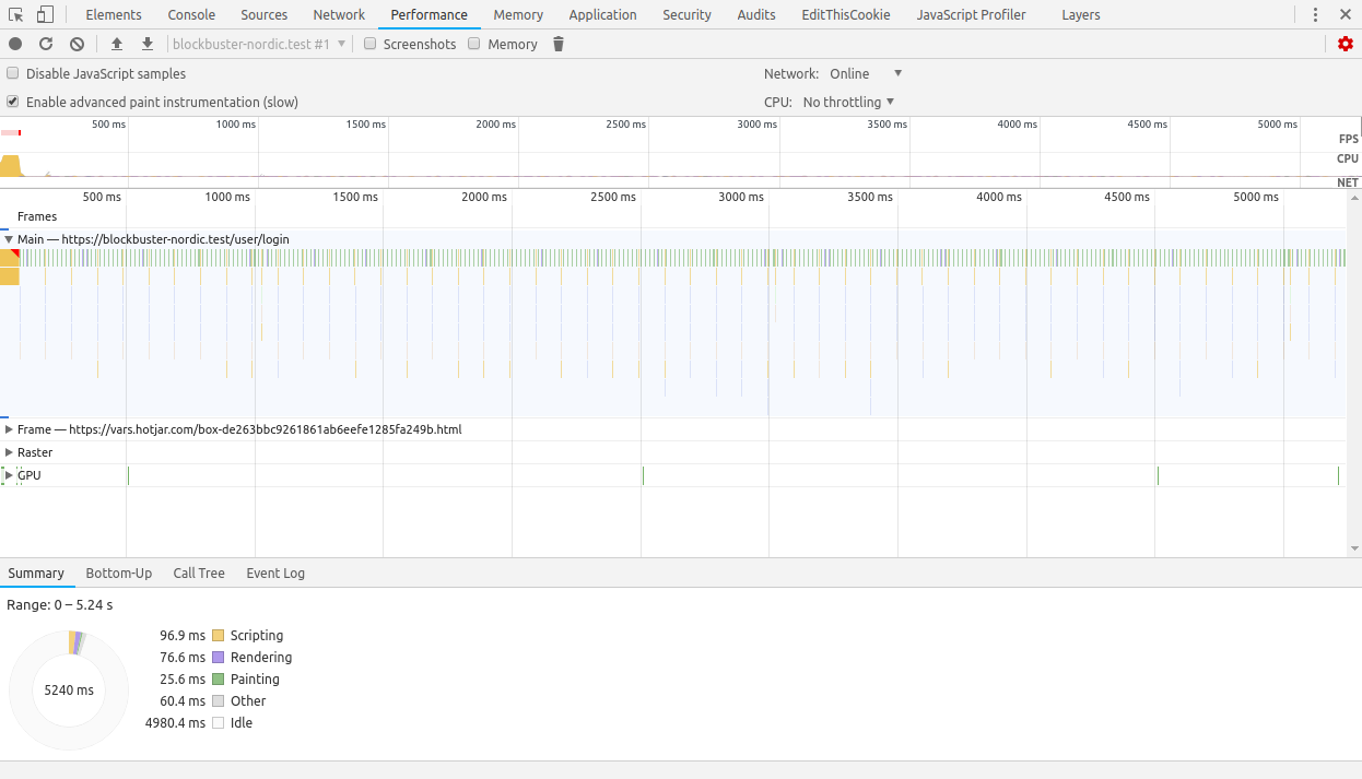 Built-in loading stripe has performance issues. · Issue #4118 · octobercms/october · GitHub