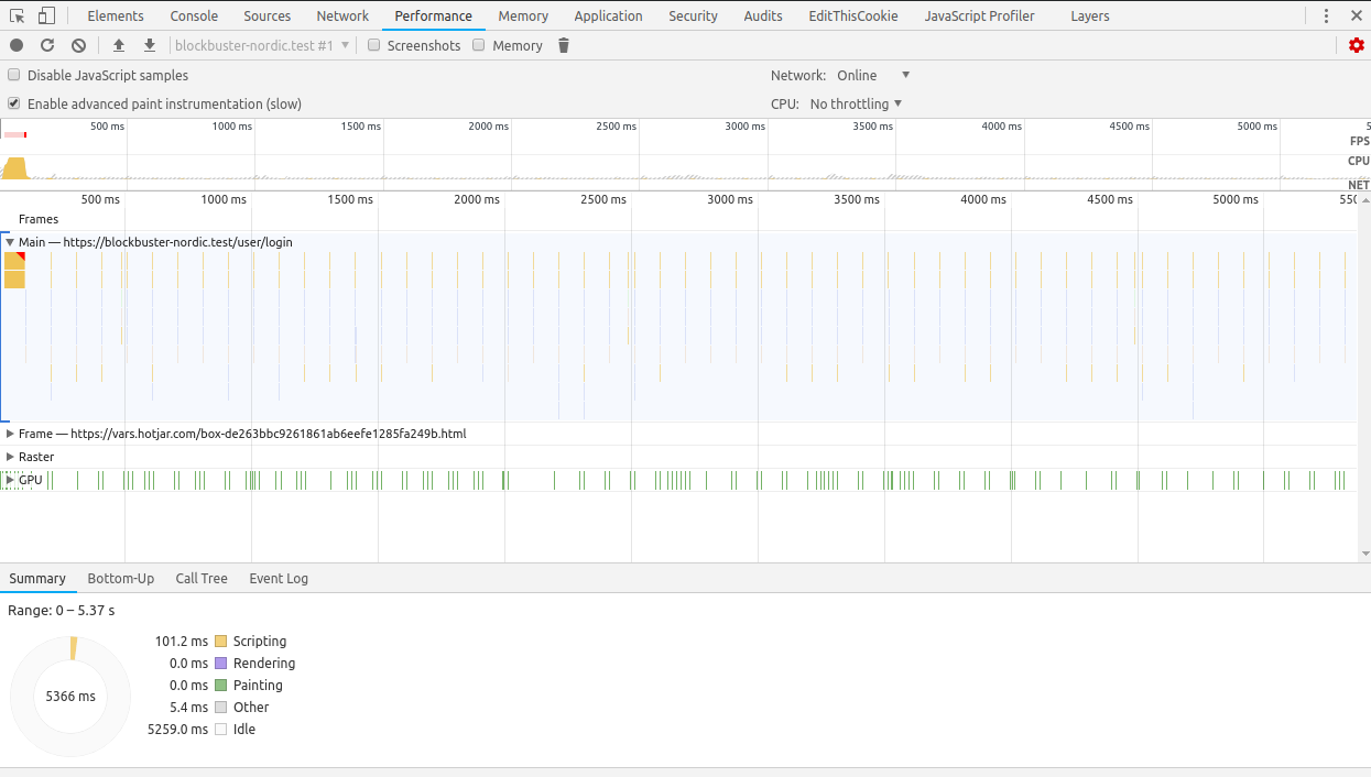 Built-in loading stripe has performance issues. · Issue #4118 · octobercms/october · GitHub