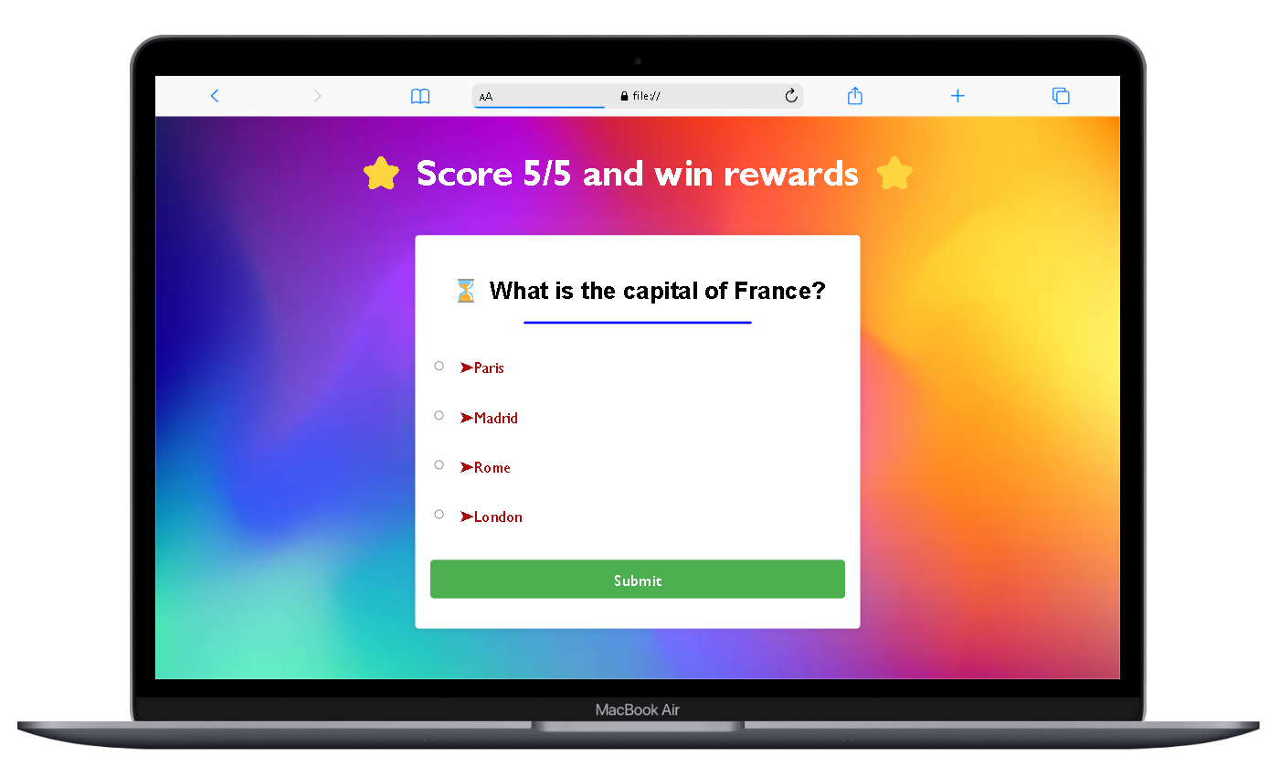 GitHub - Wsf03/Quiz_app
