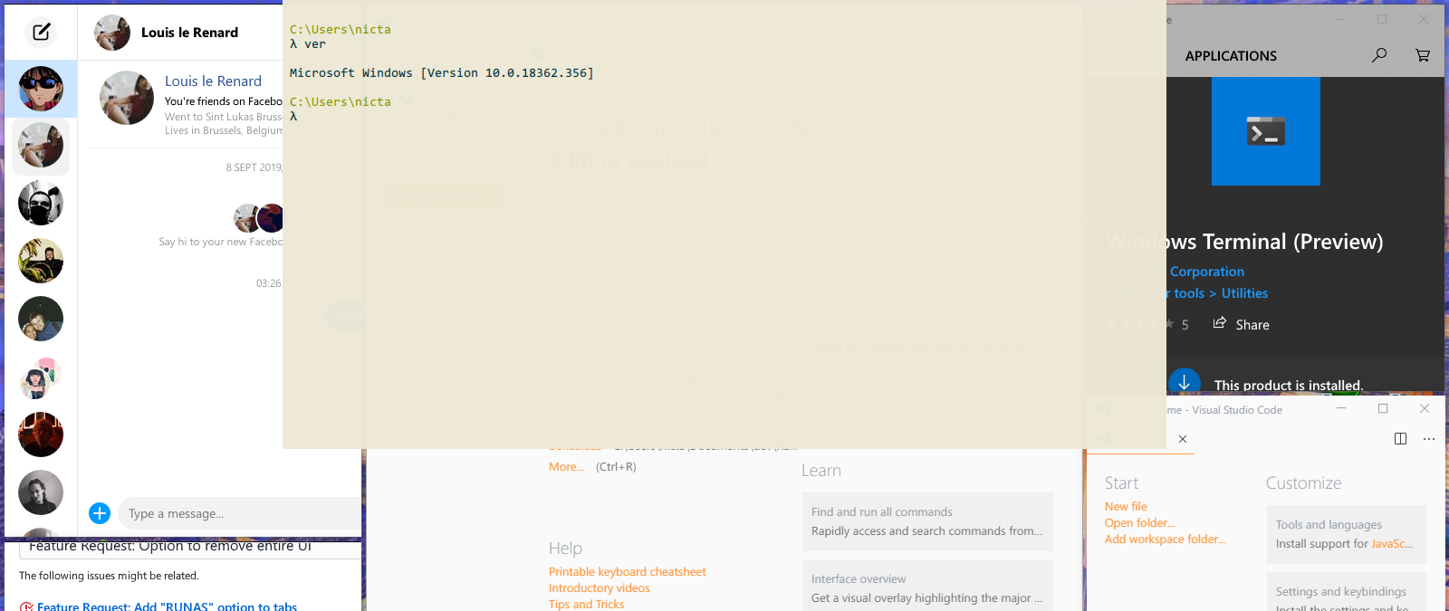 Feature Request: Option to remove entire UI · Issue #2838 · microsoft ...