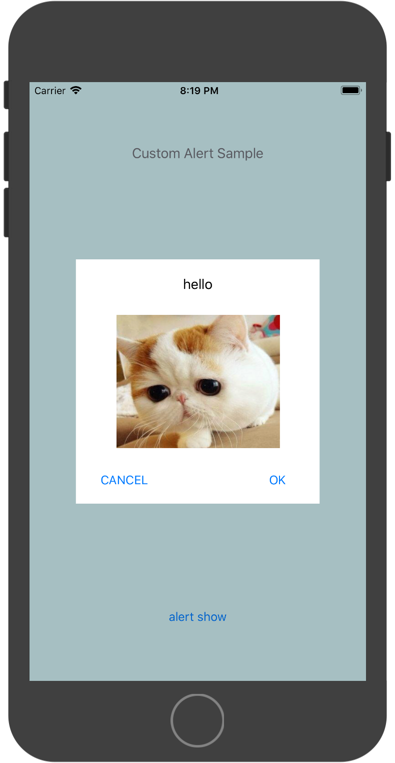 GitHub - fromageblanc/CustomAlert