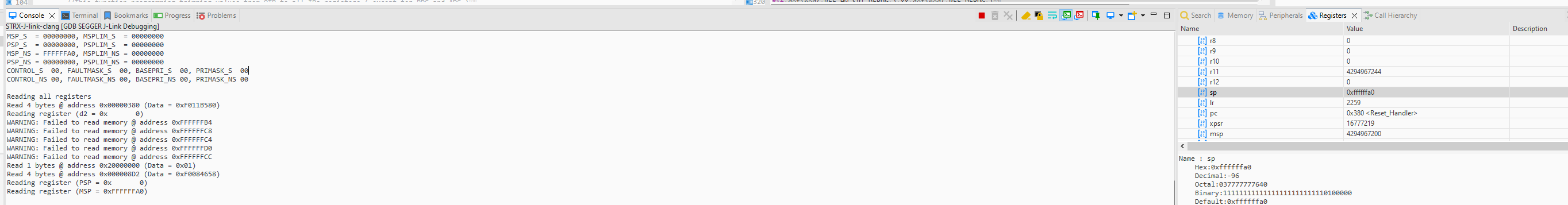 Setting breakpoint at Reset_Handler stalls in fpu init · Issue #540 · eclipse-embed-cdt/eclipse ...