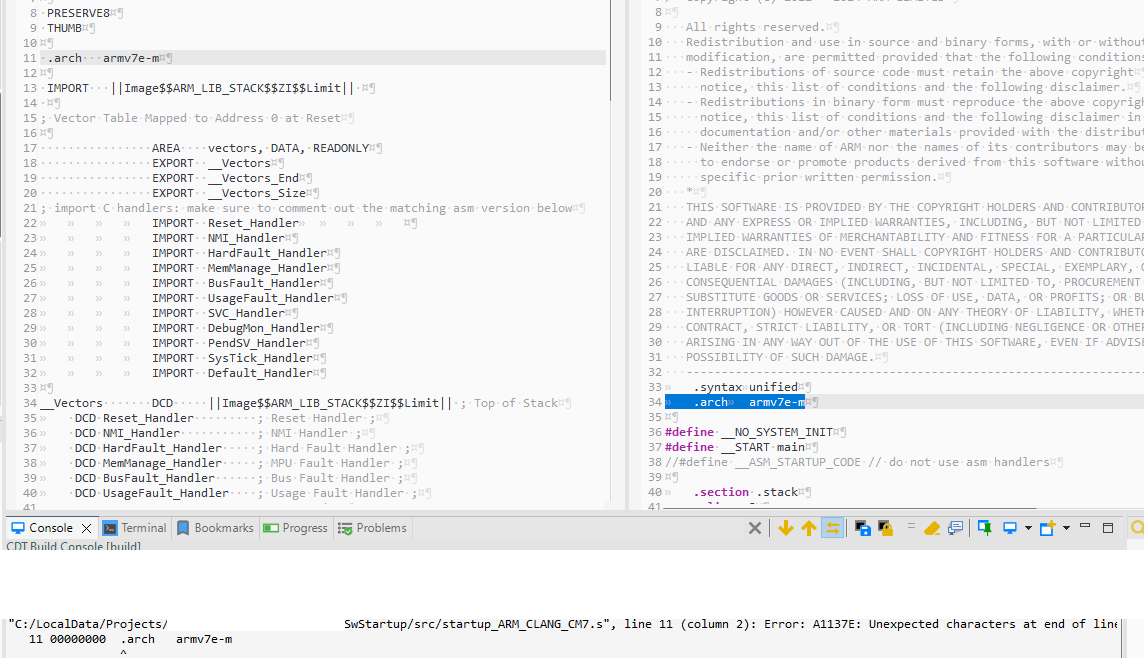 Setting breakpoint at Reset_Handler stalls in fpu init · Issue #540 · eclipse-embed-cdt/eclipse ...
