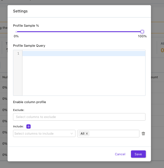 Allow Profile Sample To Be Set Using At The Decimal Point · Issue 7392 · Open Metadata
