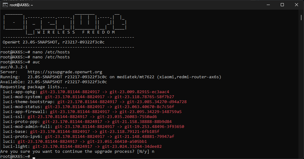 Support for 23.05 release candidate · Issue #518 · openwrt/asu · GitHub