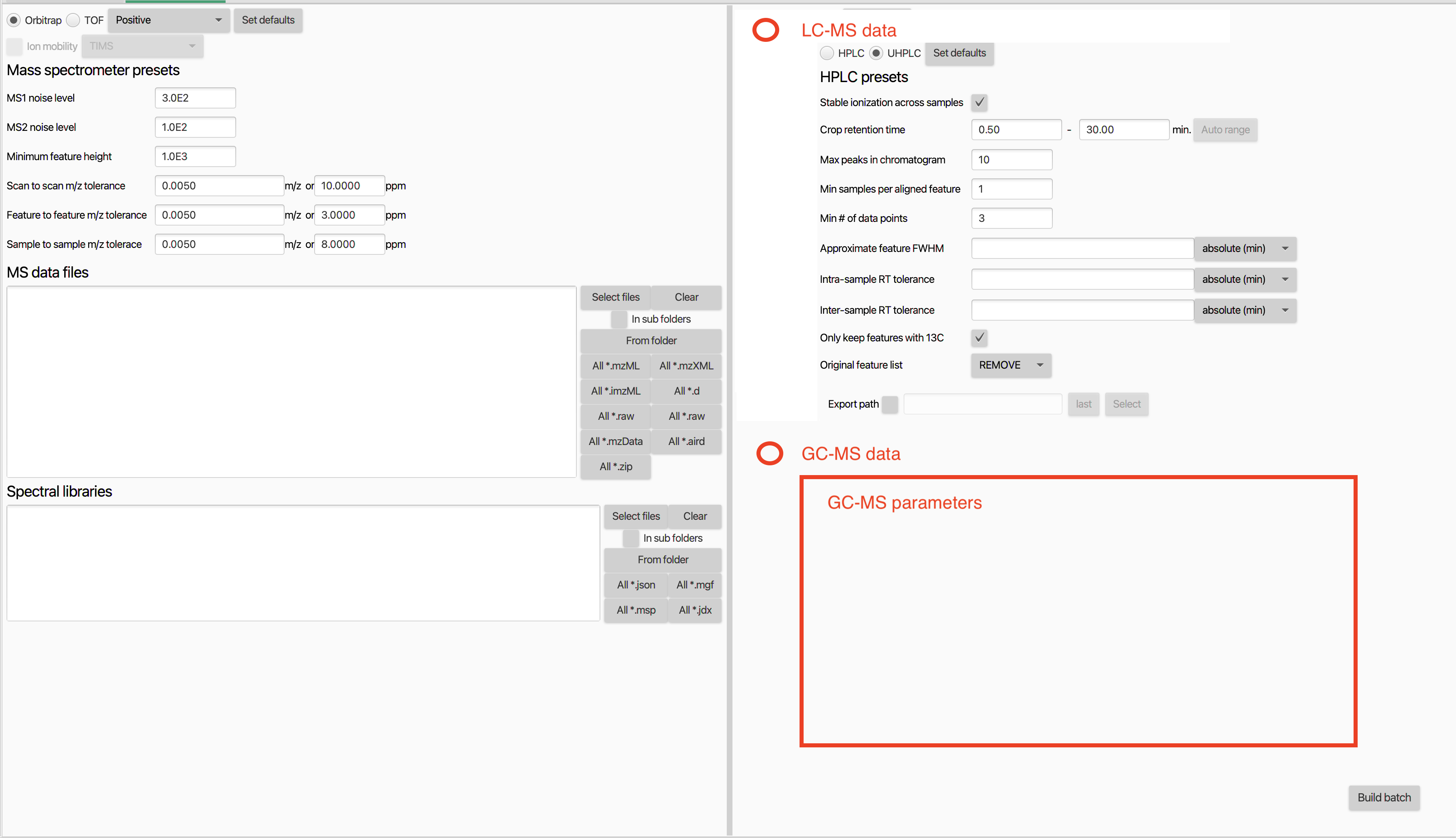 Processing wizard for GC-MS · Issue #1046 · mzmine/mzmine · GitHub