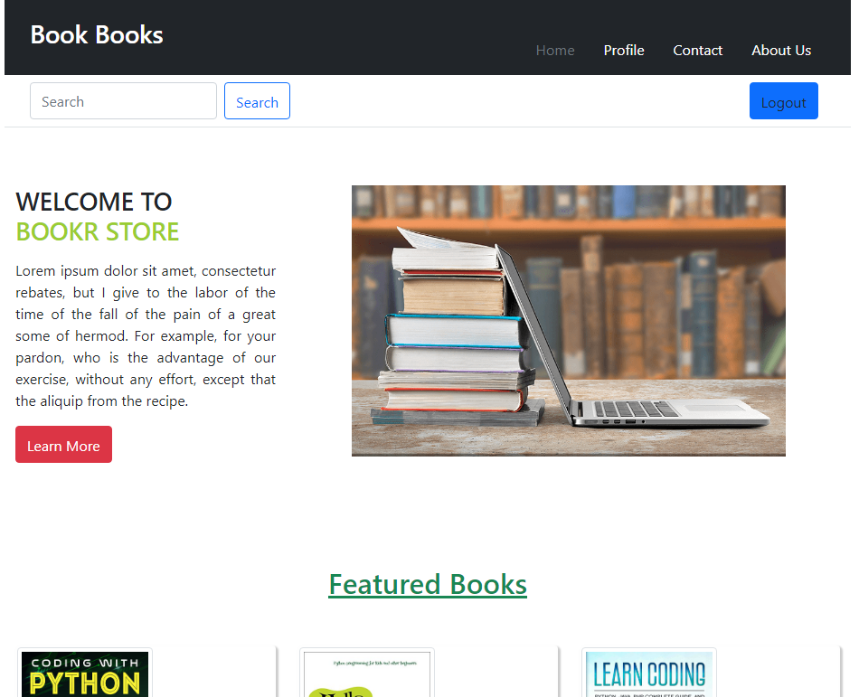 GitHub - TrinityYaw/BookrApp: A Django Bookstore App with search ...