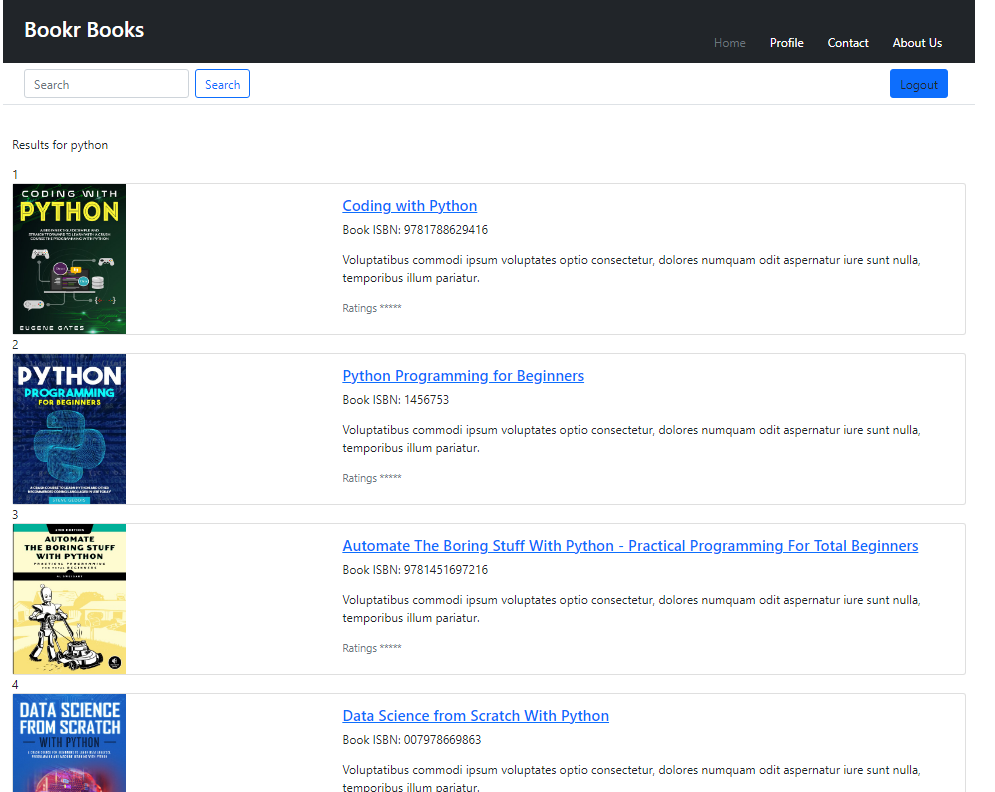 GitHub - TrinityYaw/BookrApp: A Django Bookstore App with search functionalities