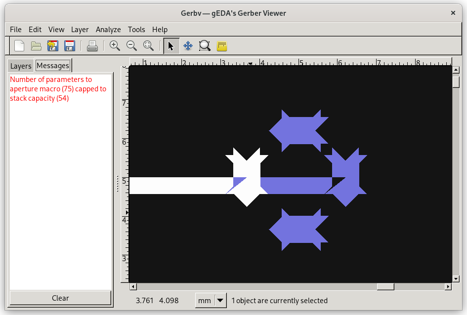 Mis Rendering And Confusing Error Message In Aperture Macro Outline Primitives With Mismatched 9884