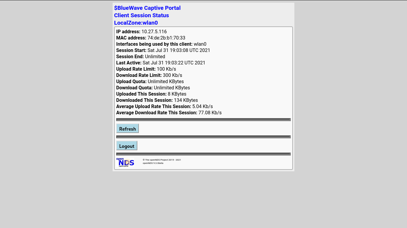 Preauthtimeout, Sessiontimeout, LocalZone, Random text, Rate Limiting and other things. · Issue ...
