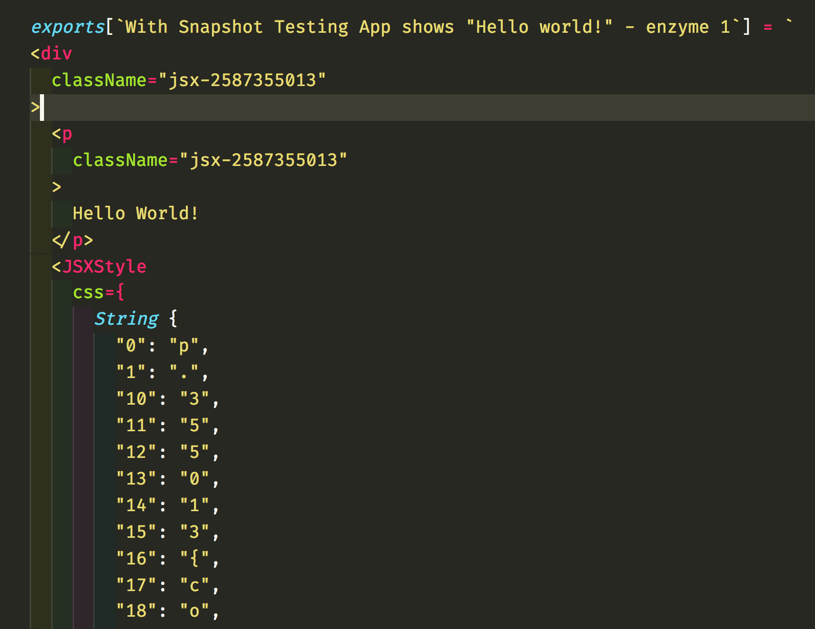 snapshot format for style is weird · Issue #502 · vercel/styled-jsx · GitHub