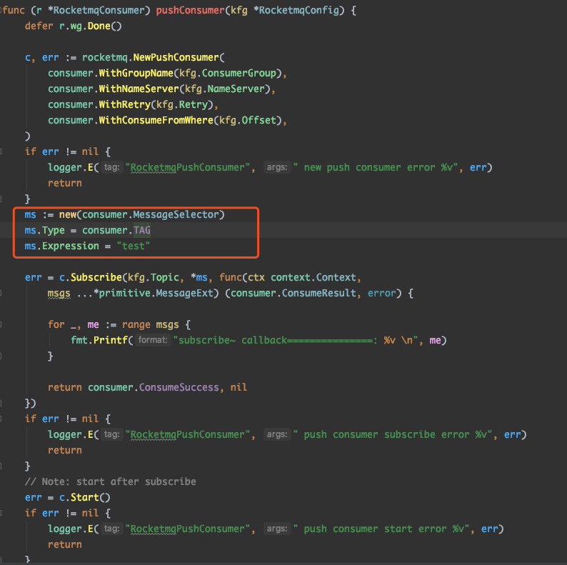 [Native][bug]nil map in buildSubscriptionData · Issue #287 · apache/rocketmq-client-go · GitHub
