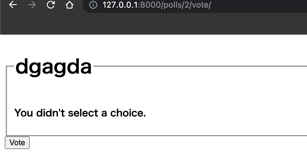 django チュートリアル – You didn't select a choice. · Issue #3223 · YumaInaura/YumaInaura · GitHub