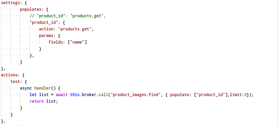 Fetching data from multiple models in single service. · Issue #368 · moleculerjs/moleculer · GitHub