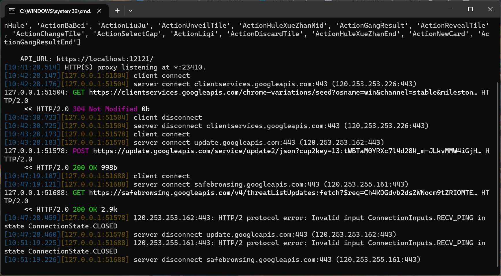 小助手无法收到对局信息 · Issue #3 · Avenshy/mahjong-helper-majsoul-mitmproxy · GitHub