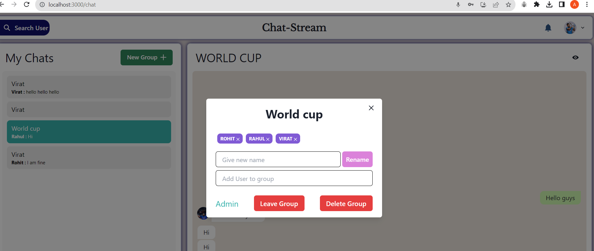 GitHub - ankanmitra2002/Chat_Stream: Chat-Stream is a MERN Stack Real Time Chat Application Project