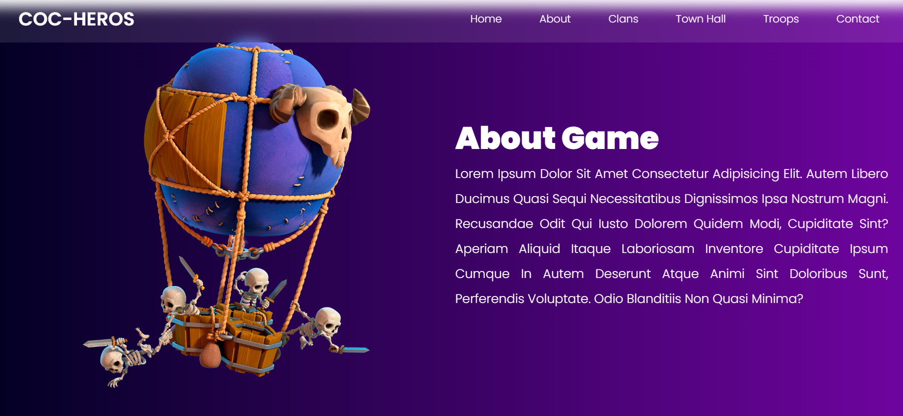 GitHub - ImalKesara/Clash-of-clans: I created game website based on clash on clans but not ...