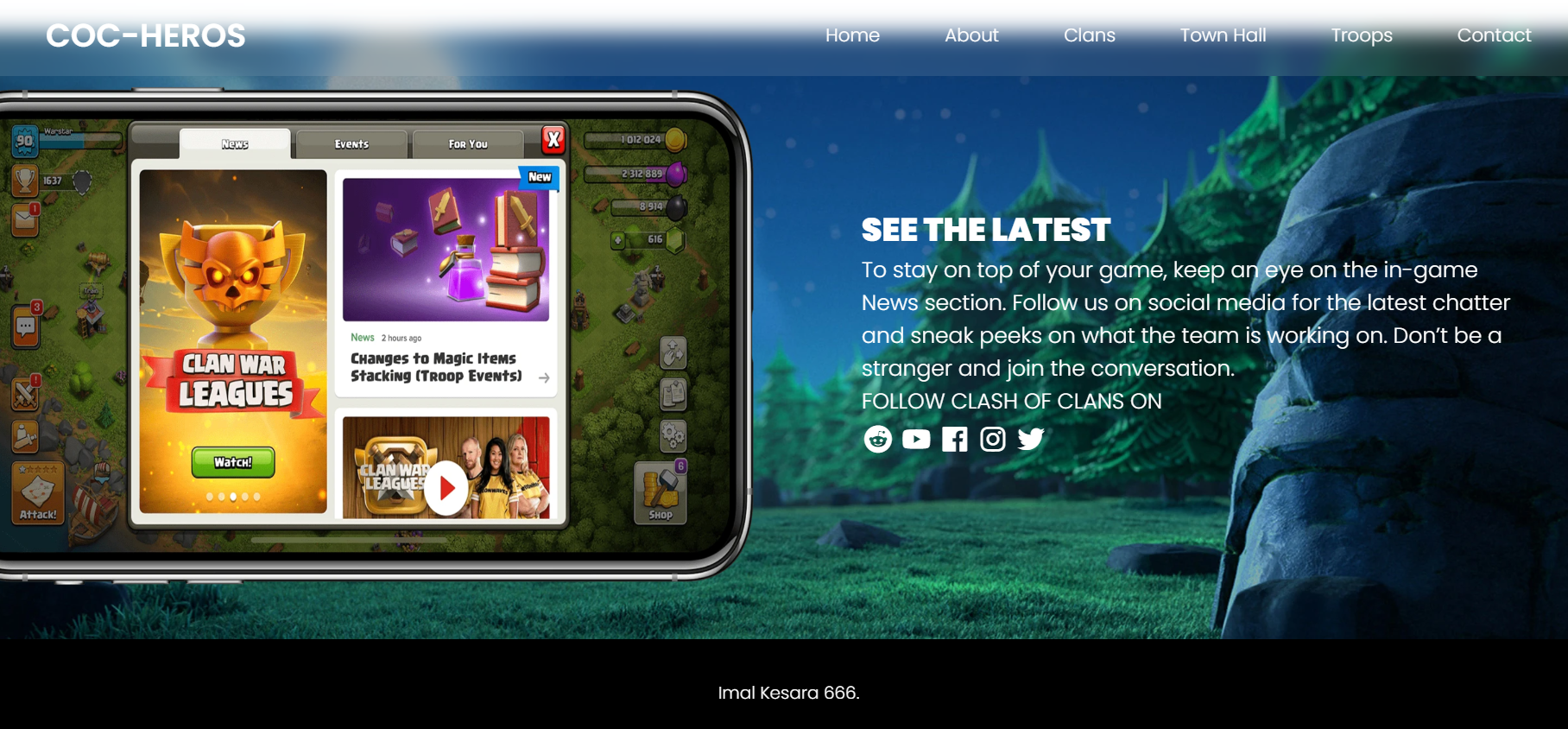 GitHub - ImalKesara/Clash-of-clans: I created game website based on clash on clans but not ...