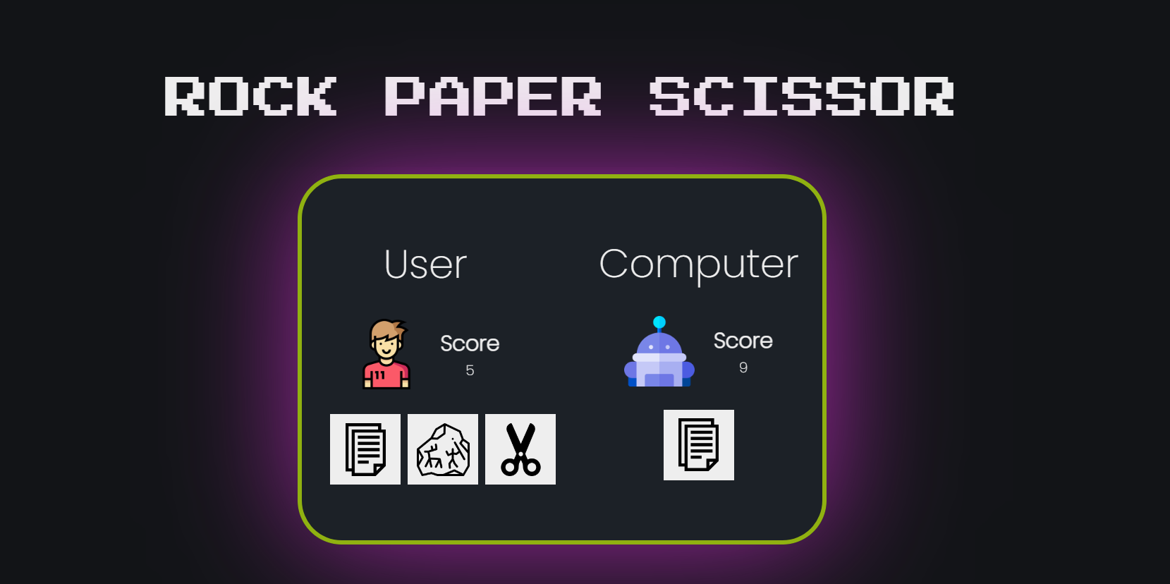GitHub - ImalKesara/Rock_Paper_Scissor-Game: This is my 2nd Project of ...