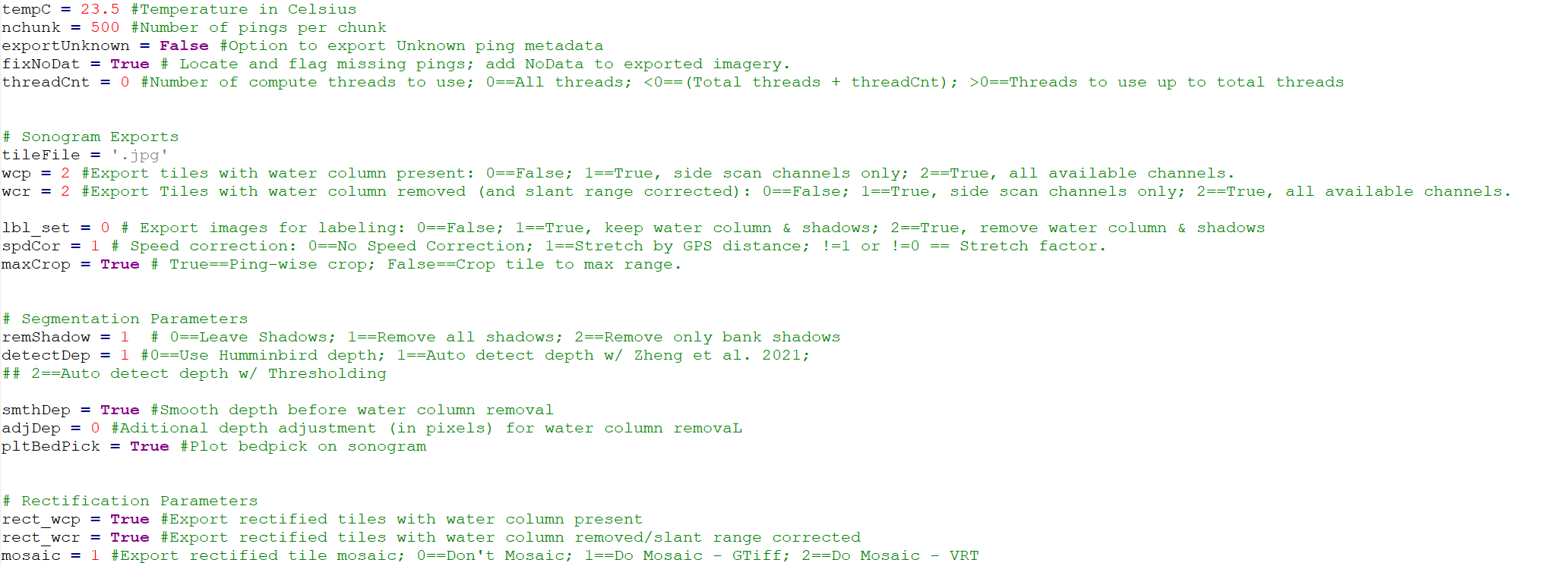 PingMapper not producing Mosaics · Issue #78 · CameronBodine/PINGMapper · GitHub