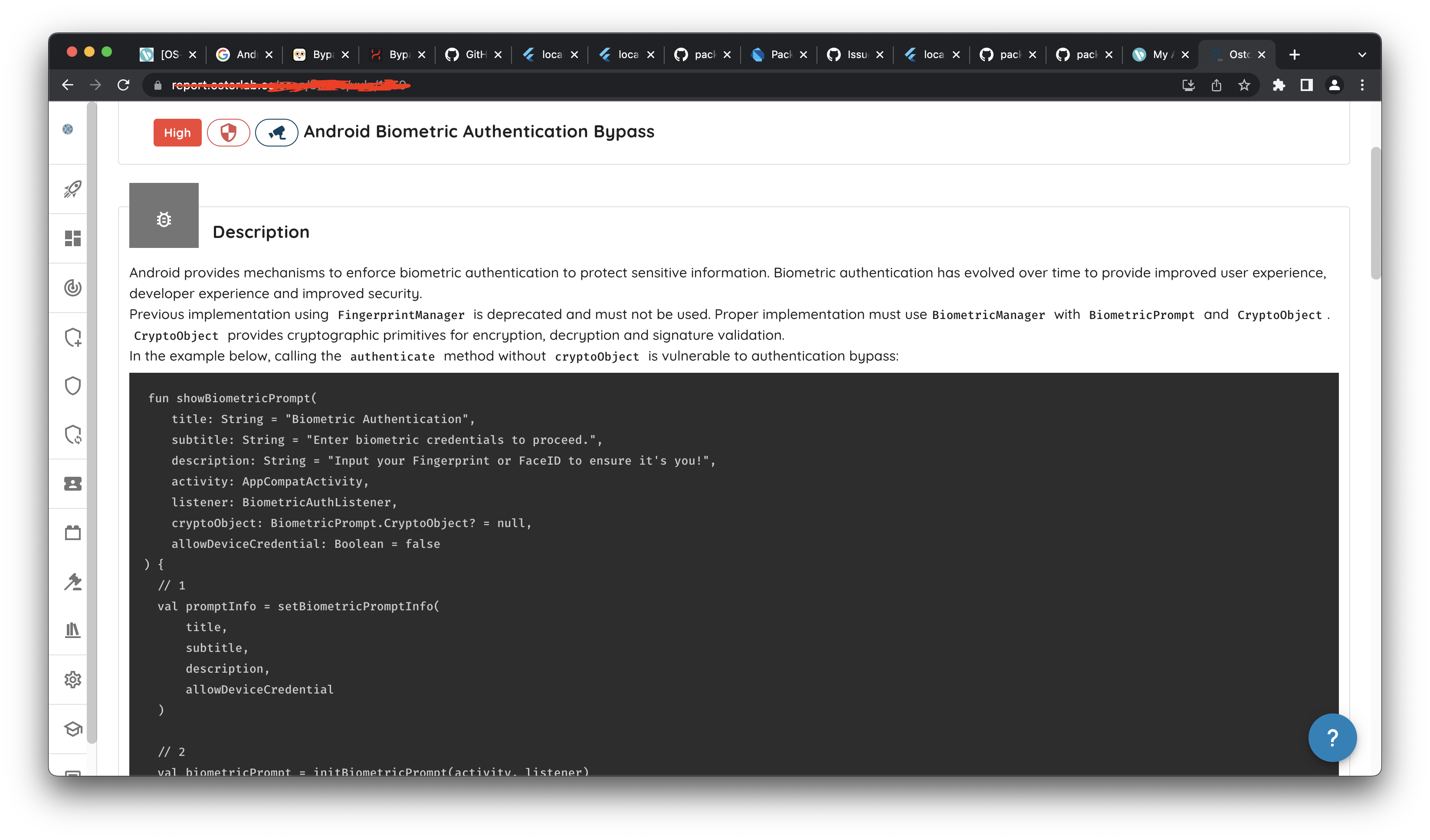 High level Vulnerability · Issue #128722 · flutter/flutter · GitHub