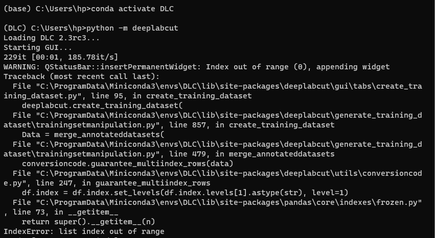 df.index.levels[1] list index out of range · Issue #2097 · DeepLabCut/DeepLabCut · GitHub