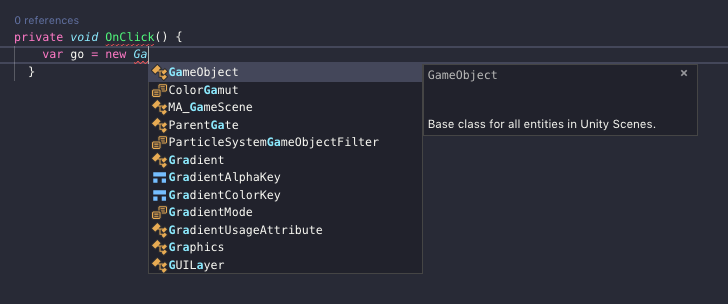 Default intellisense · Issue #11 · kleber-swf/vscode-unity-code ... Default intellisense · Issue #11 · kleber-swf/vscode-unity-code ...