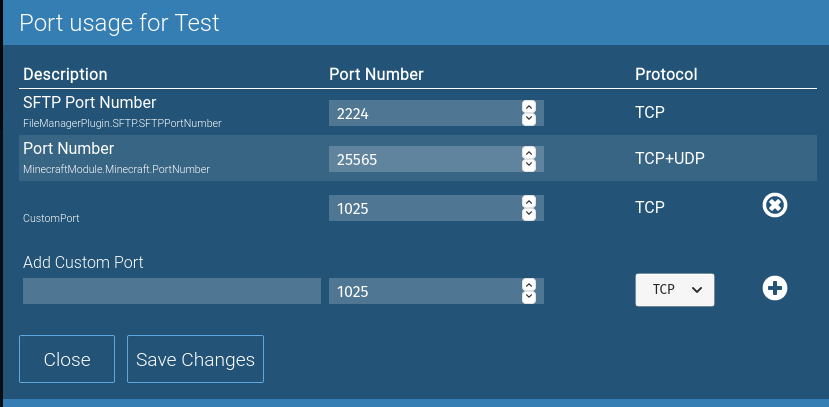Can add custom ports without permission · Issue #443 · CubeCoders/AMP · GitHub