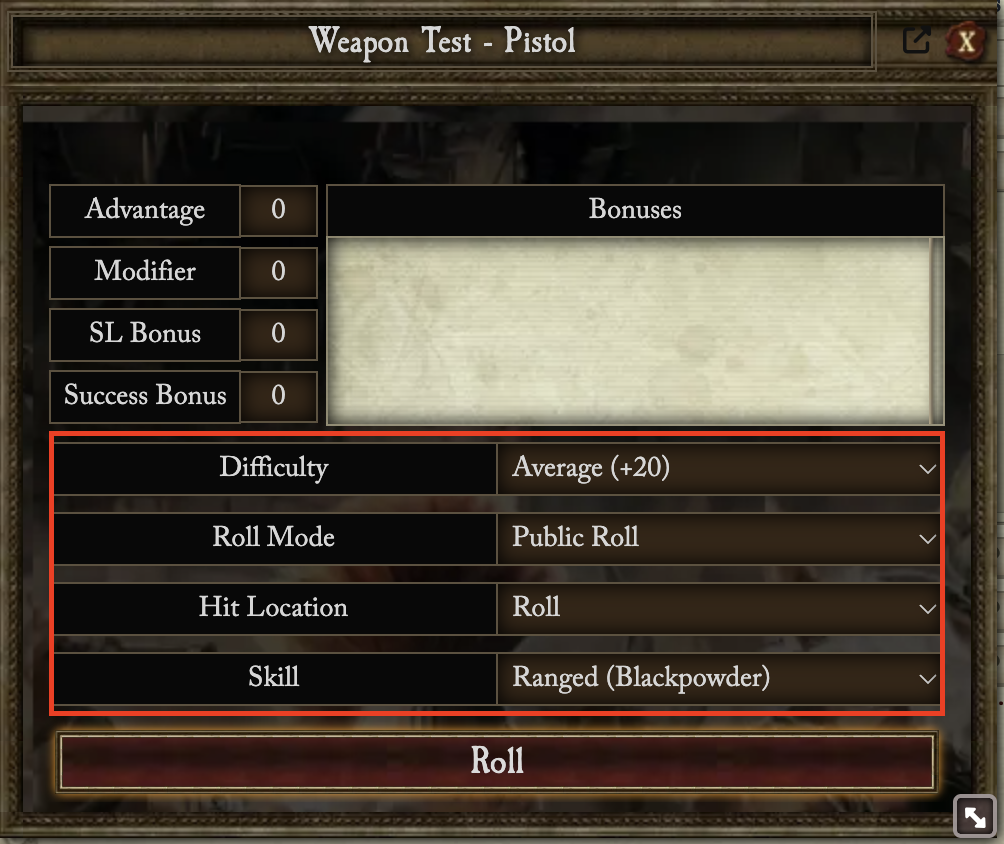 [WFRP4e System] Range Change Interface Placement · Issue #1698 · moo-man/WFRP4e-FoundryVTT · GitHub