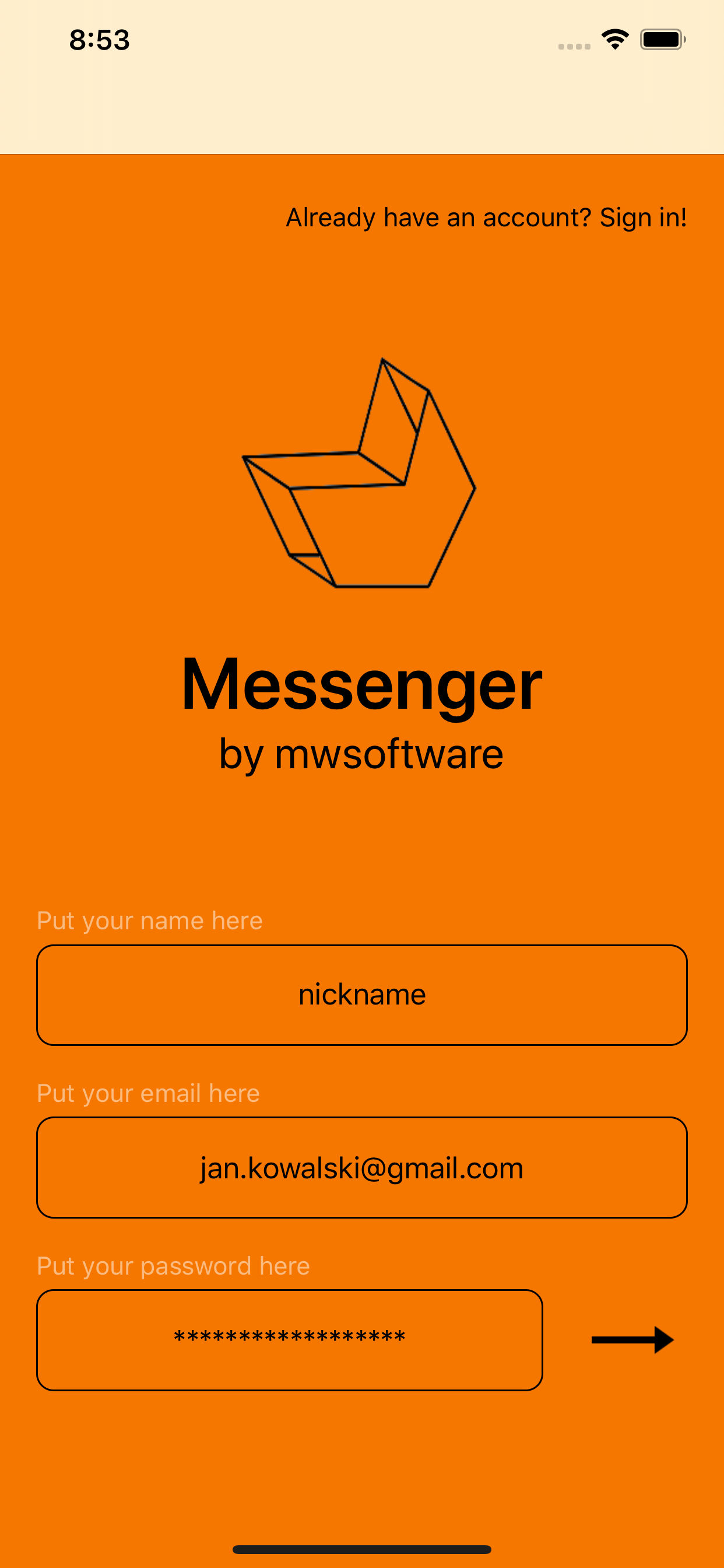 GitHub - maciejwolejko/messenger: Fully working project based on a ...