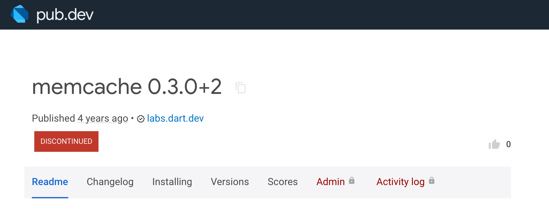 Add banner on discontinued packages on dartdoc pages · Issue #6086 · dart-lang/pub-dev · GitHub