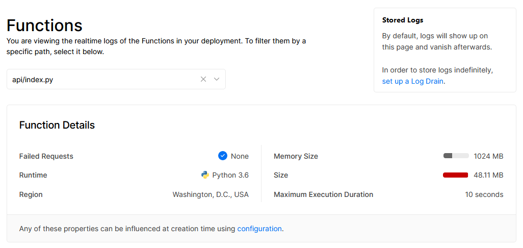 Cant get serverless functions to work in Python · vercel vercel ...