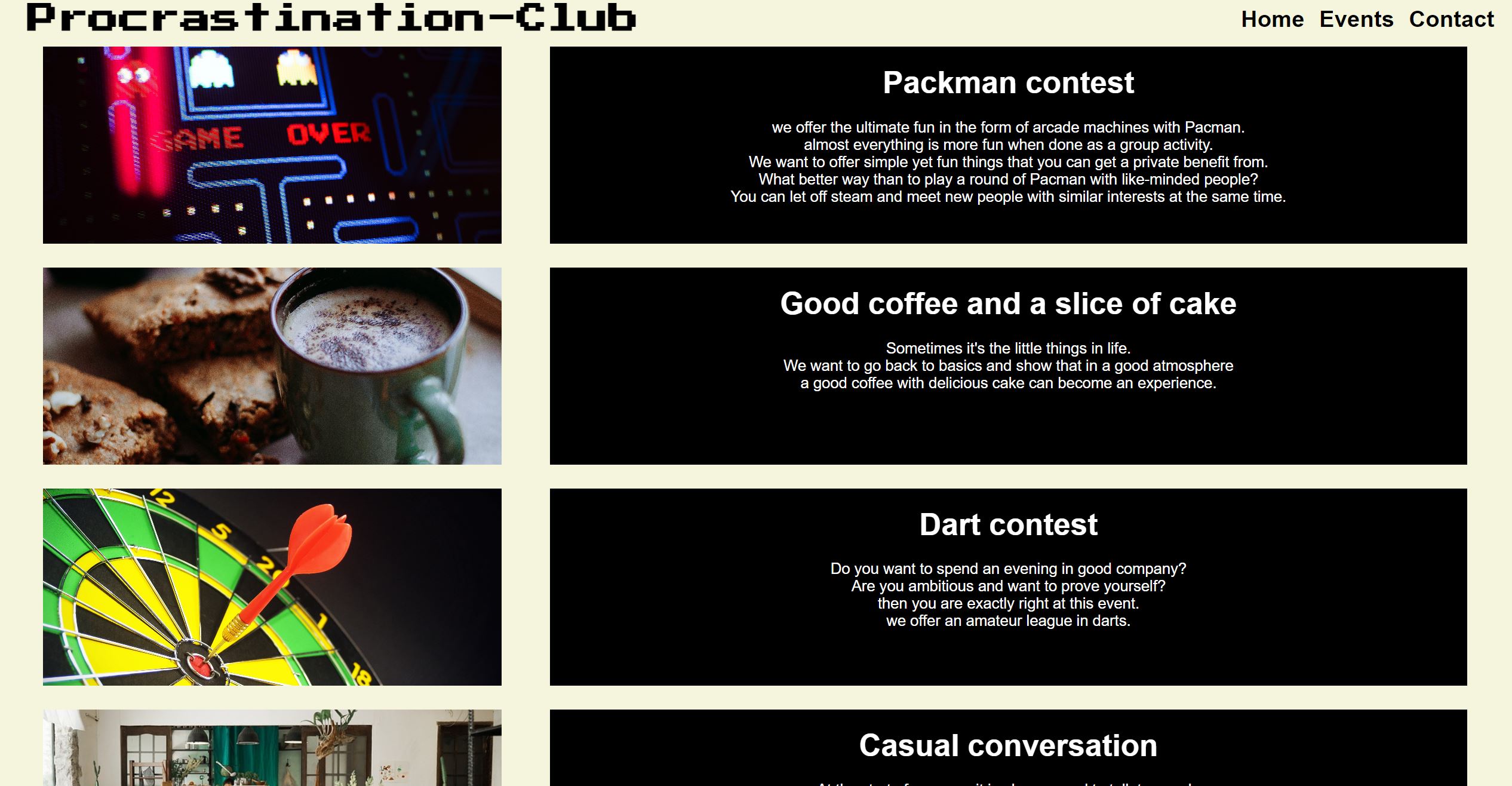 GitHub - FabiMe/Procrastination-club