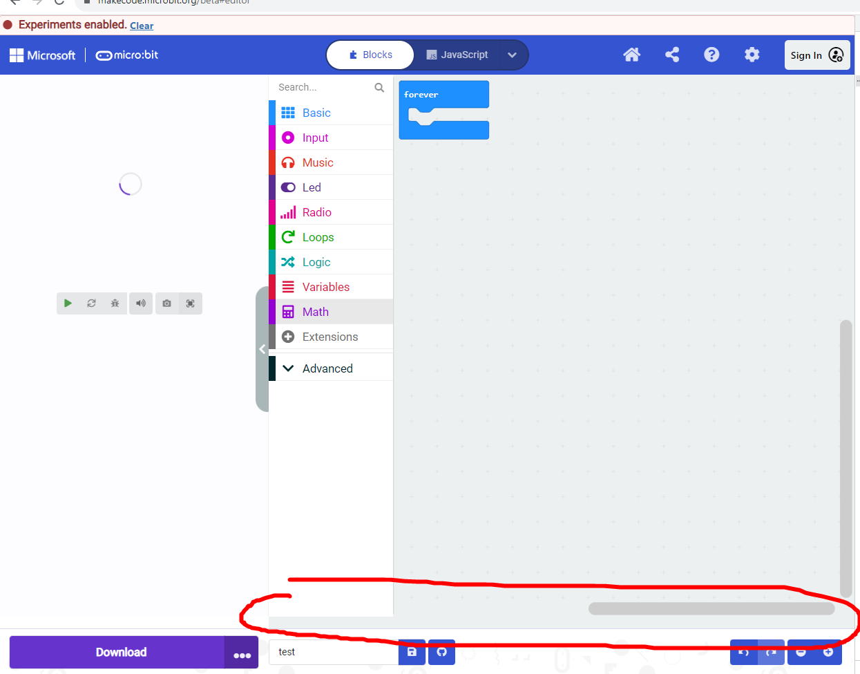 Bug when notifying about experiments · Issue #9685 · microsoft/pxt · GitHub
