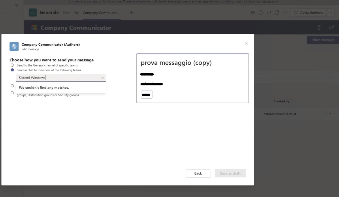 Cannot find any Teams in Company Communicator Authors UI · Issue #1069 · OfficeDev/microsoft ...