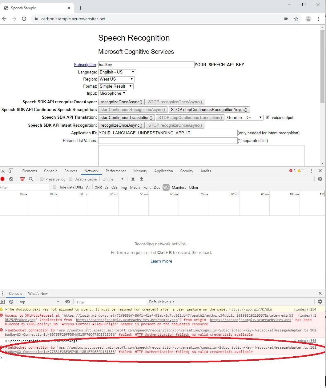 Unable To Contact Server Statuscode 1006 Undefined Reason Error Code 7 · Issue 94 