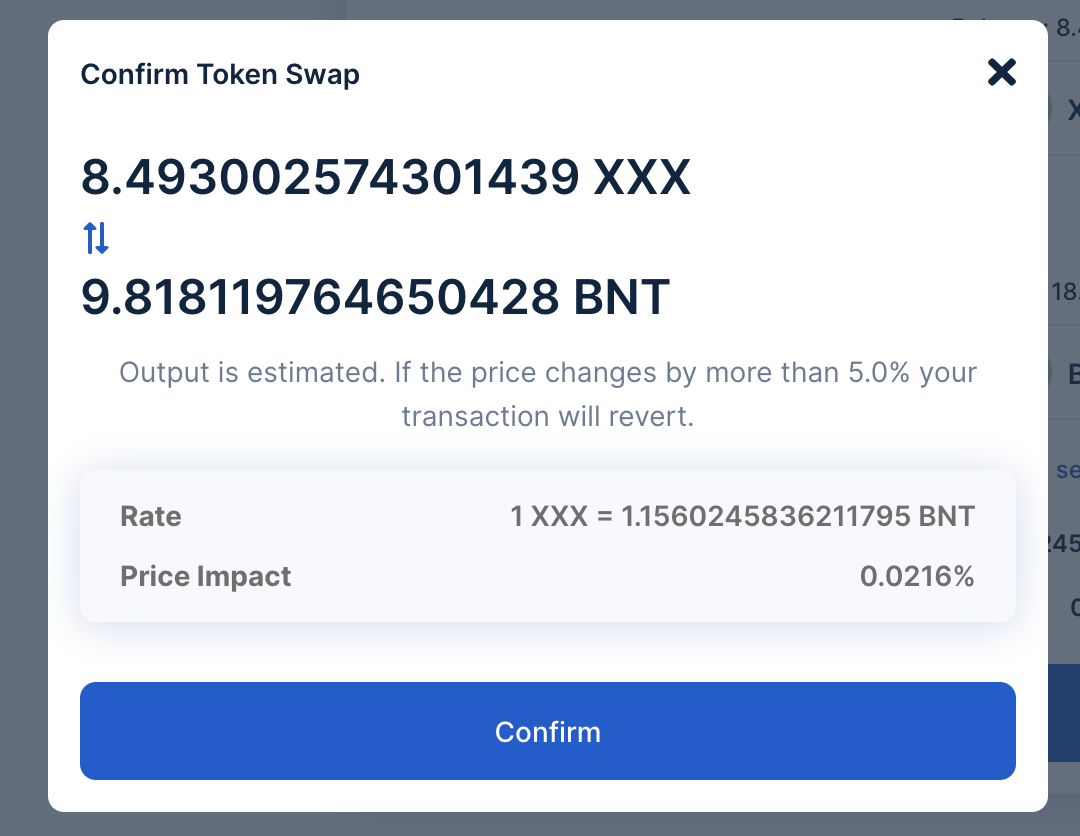 Swap Text Is Misaligned In Modal Dialog · Issue 745 · Bancorprotocol Webapp · Github